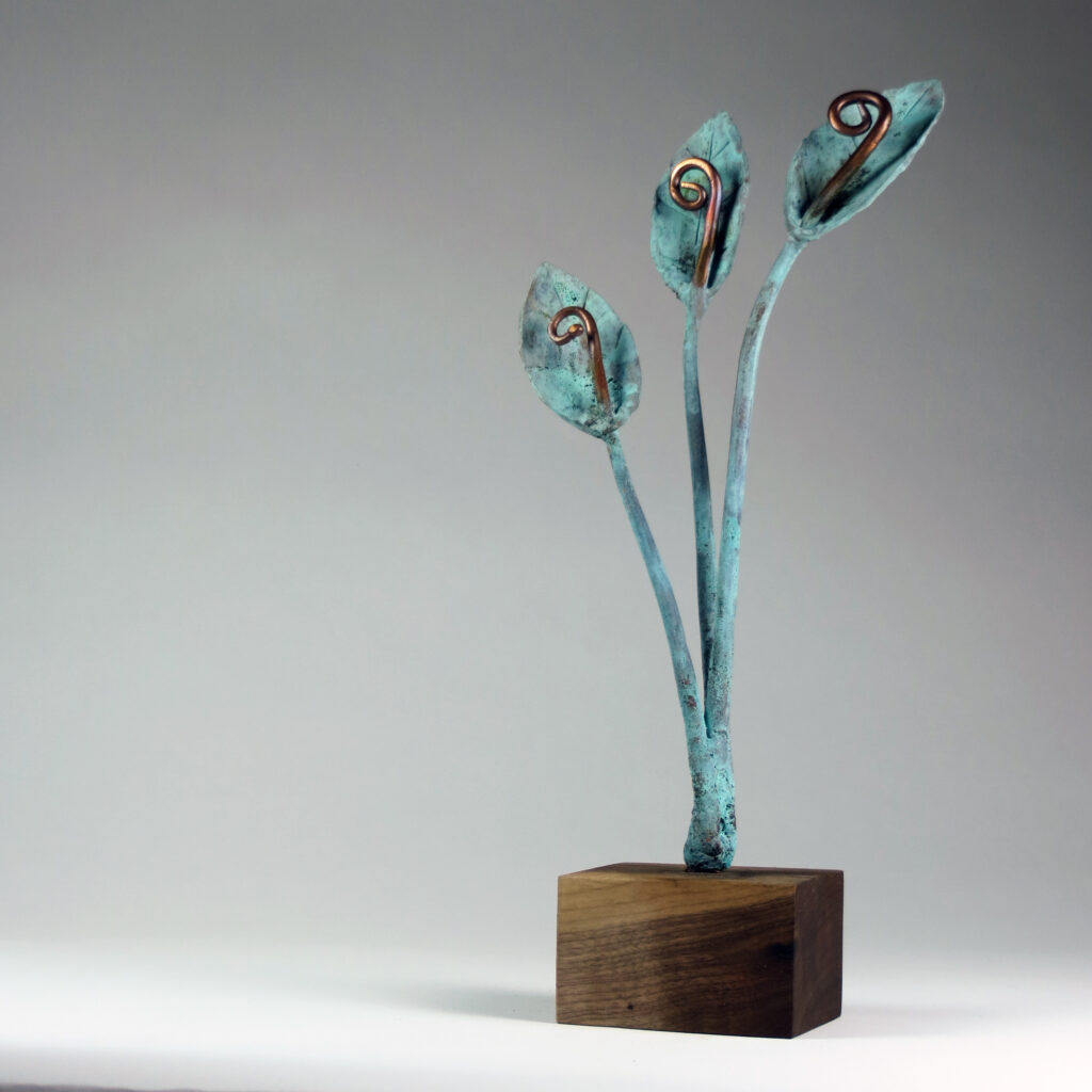 Celtic Triple Leaf Sculpture – Created