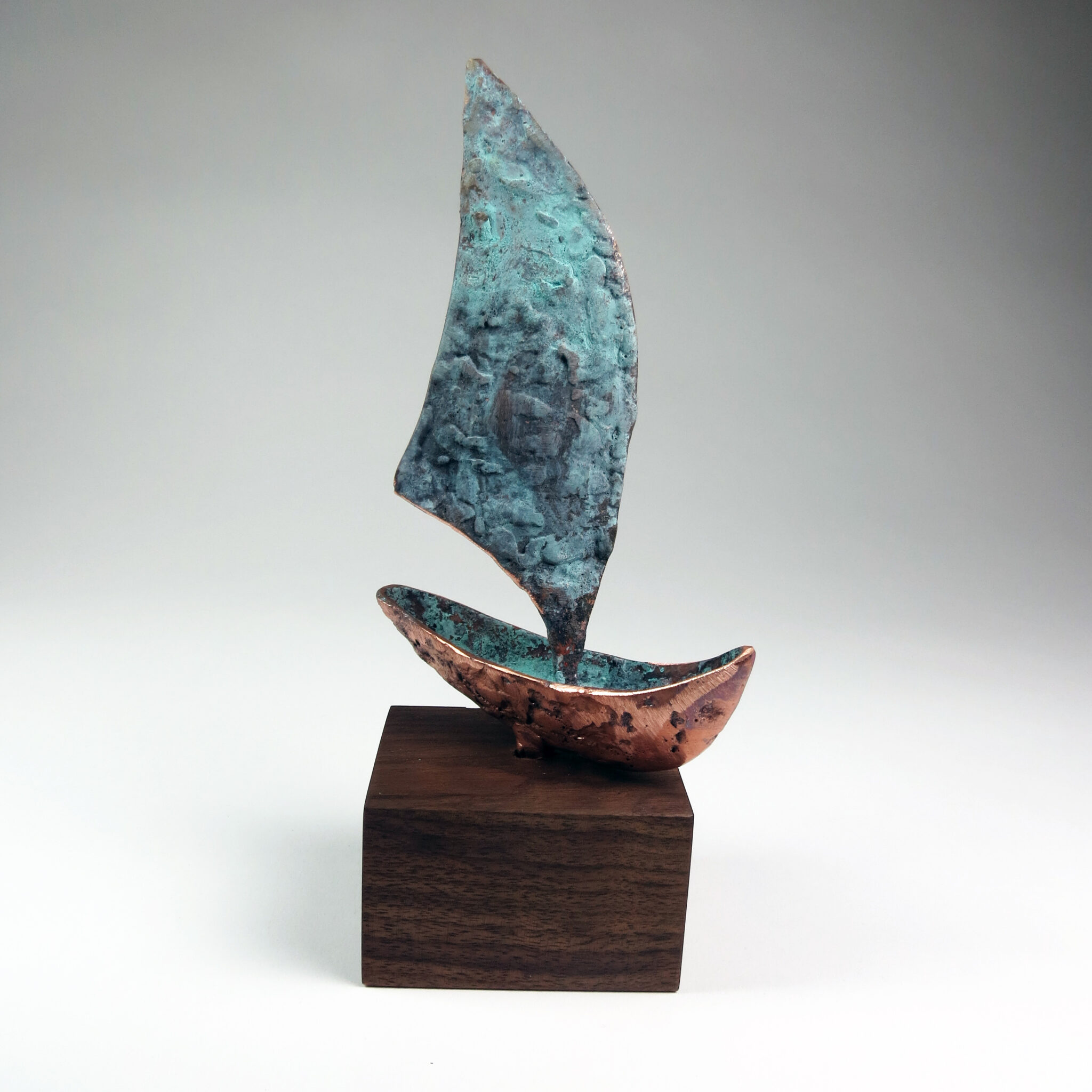 Copper Boat Sculpture – Created